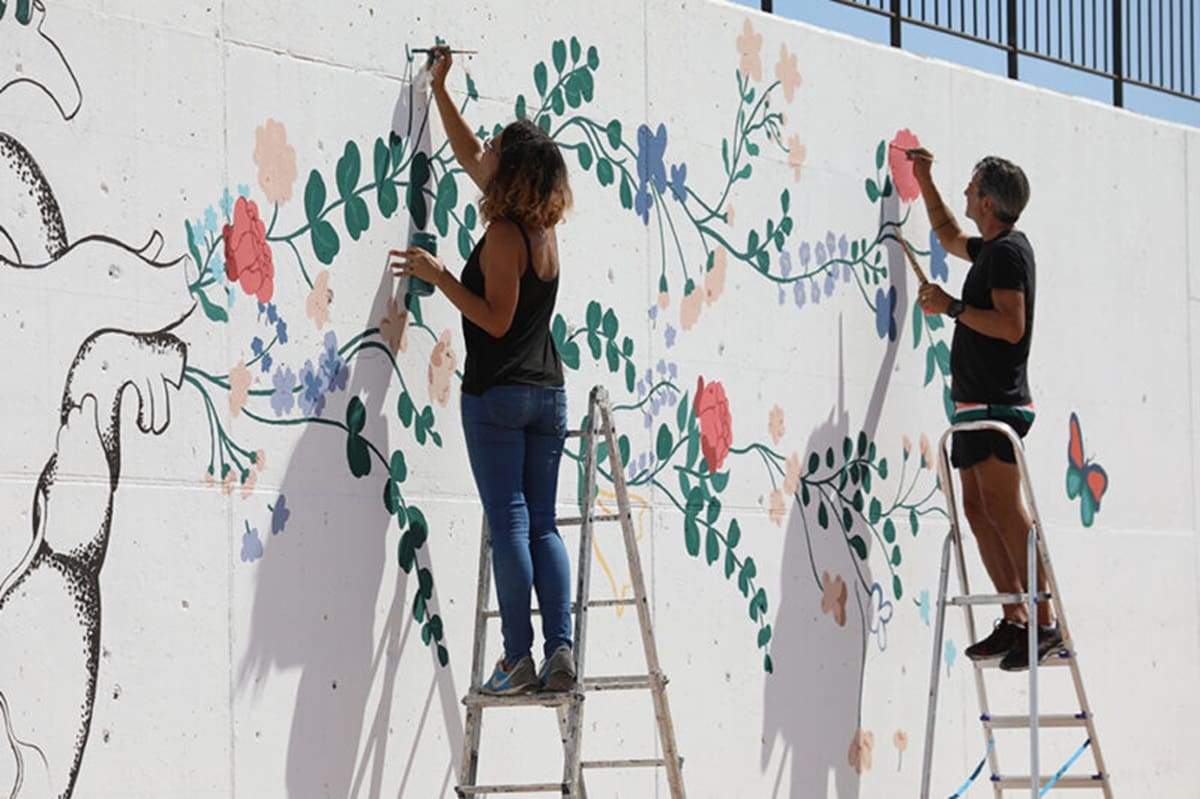 Rivas lanza el concurso de arte urbano para transformar dos colegios ...