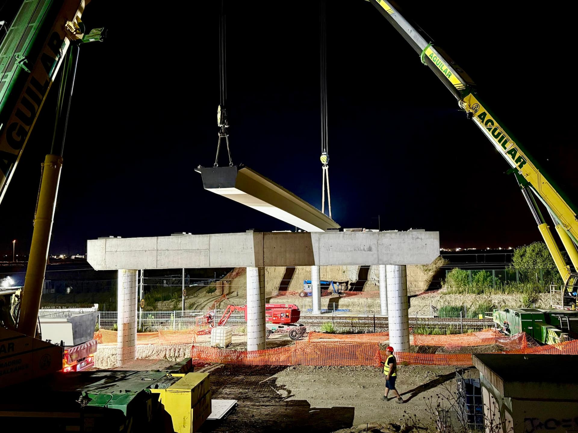 El puente Isaac Albéniz de Pinto comienza a tomar forma | Noticias para ...